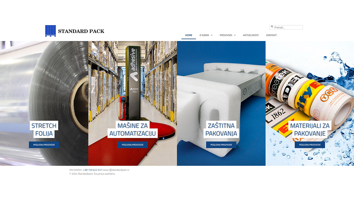 STANDARD PACK | MATERIJALI ZA PAKOVANJE